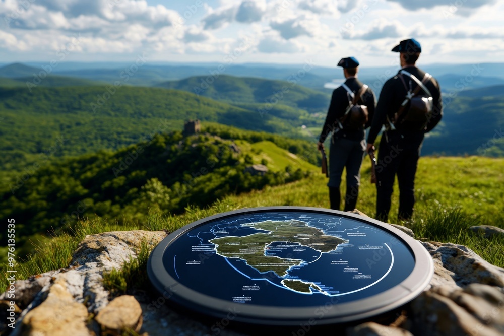 Hudson Valleyâ€™s Revolutionary War History represented in a historical ...