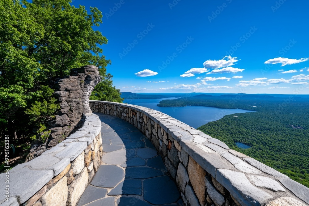 Hudson Valleyâ€™s Best Scenic Overlooks visualized in a travel ...