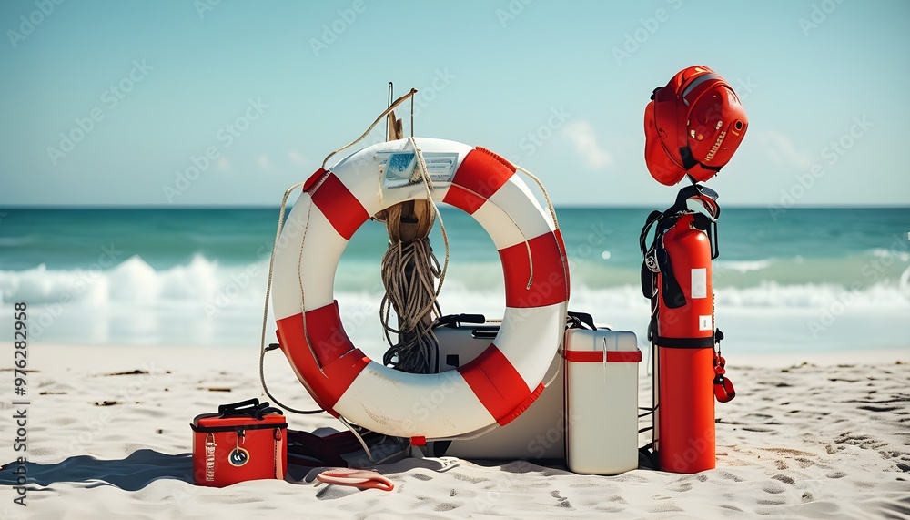 Essential Lifeguard Equipment: Lifebuoys, Rescue Tubes, and First Aid ...