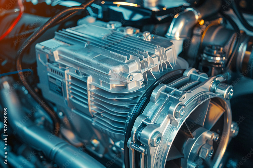 Automotive engineering marvel The air conditioner condenser unit, key ...