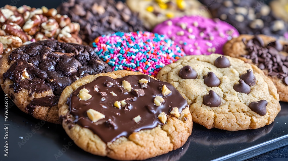 These chocolate chip cookies come in a variety of flavors and ...