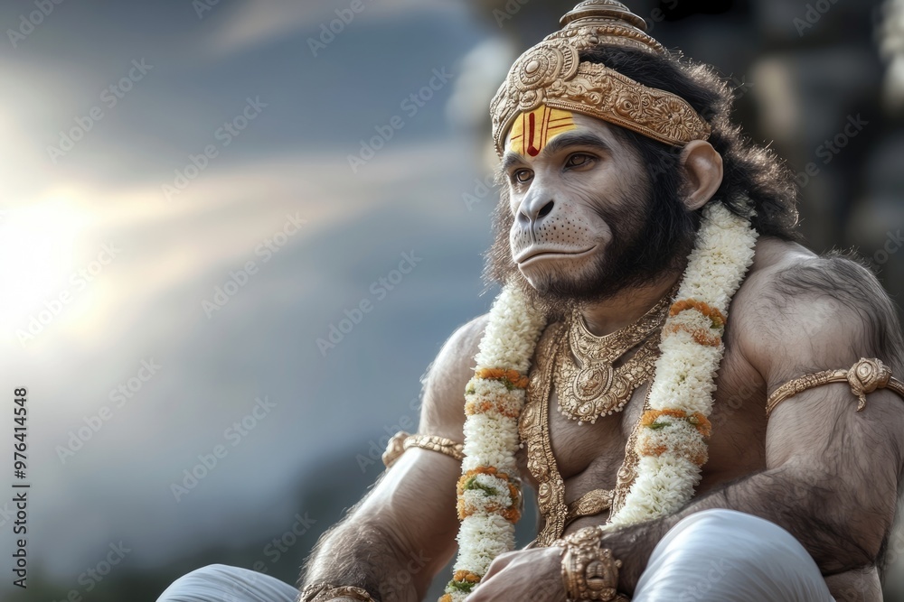 Hindu deity: Hanuman, revered as powerful figure in Ramayana, an avatar ...
