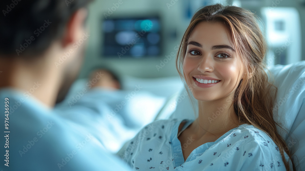 An Indian Nurse Taking Care Of Patient In Hospital Room The Hospital Should Be Advanced