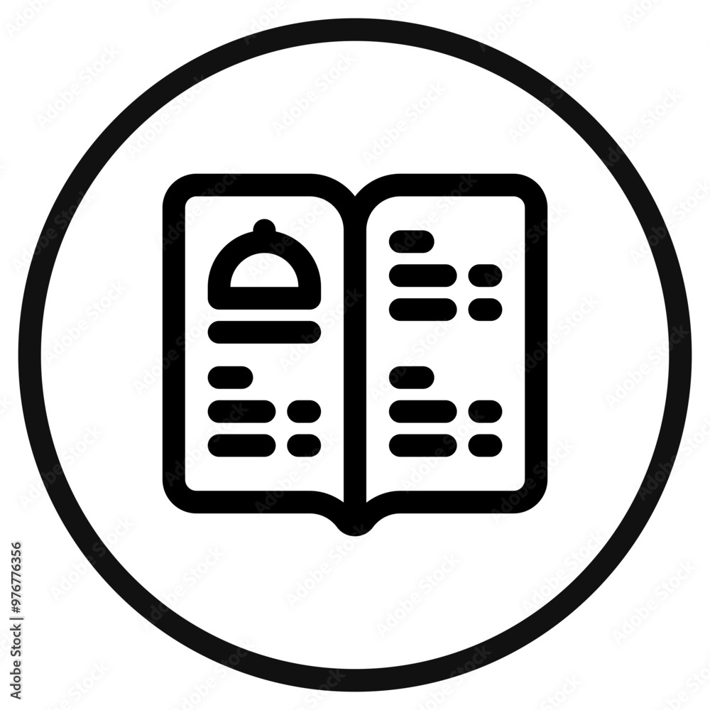 Editable restaurant menu vector icon. Food, restaurant. Part of a big ...