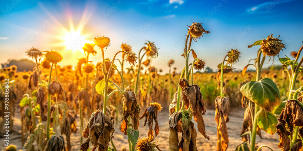 Wilted plants in extreme heat , dry, hot, weather, wilted, plants ...