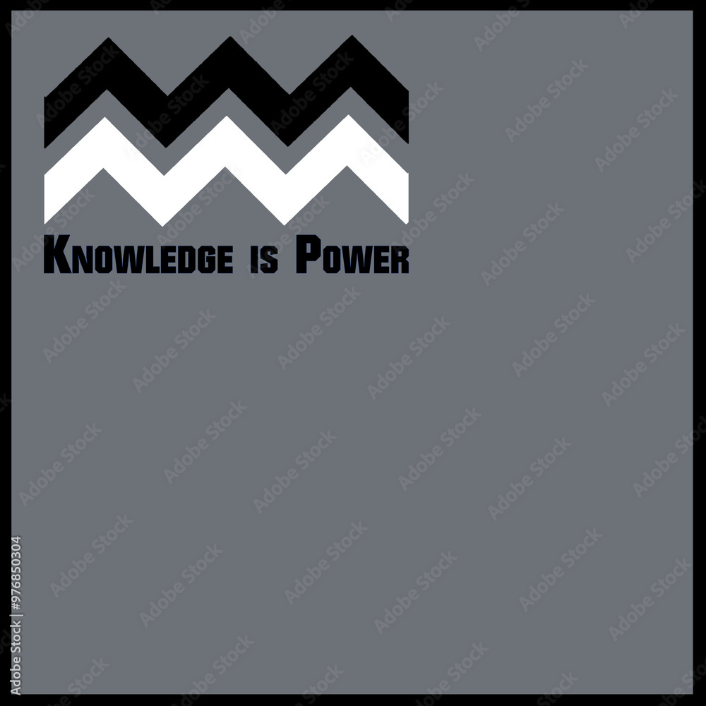 Poster Knowledge is Power word frame – Wall Art | UkPosters