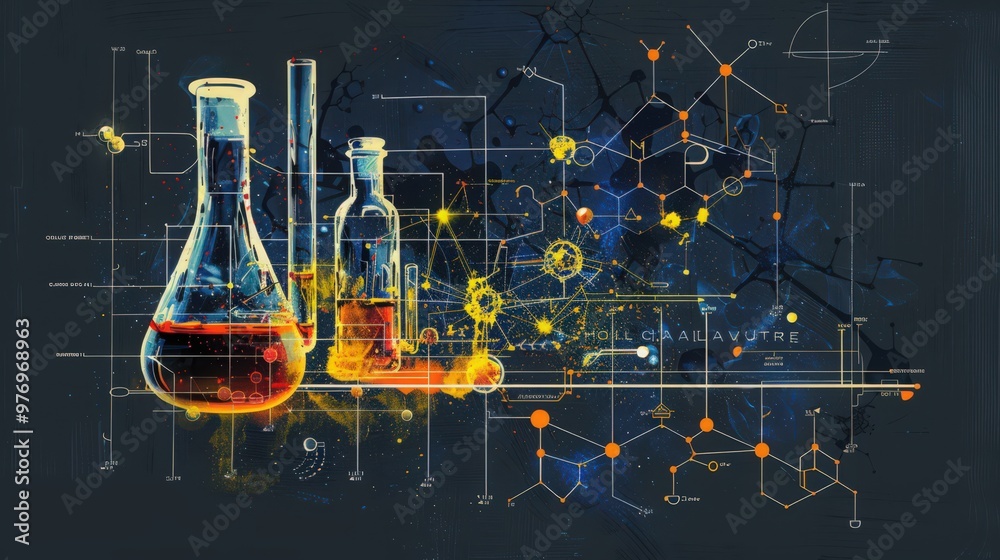 Blueprint of a reaction mechanism, detailing the step-by-step process ...