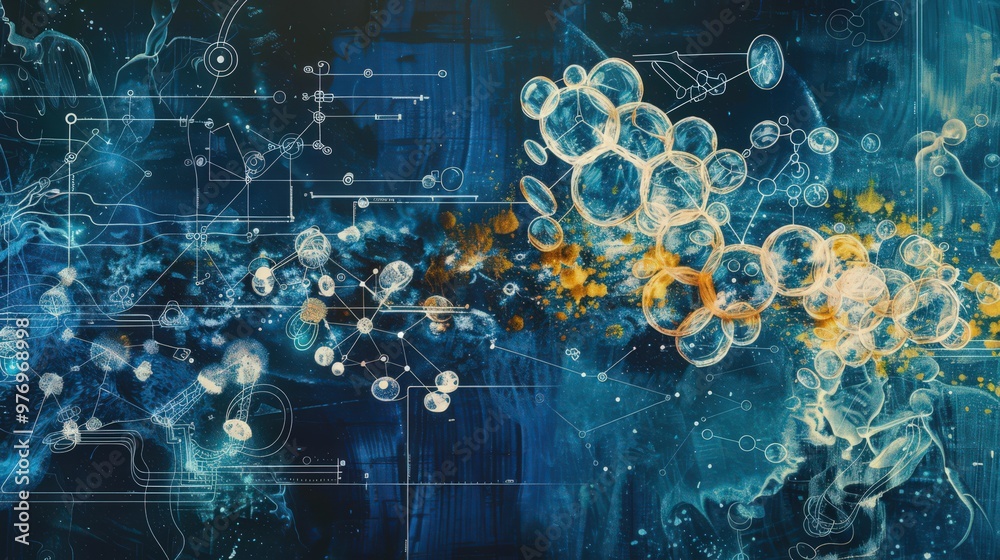 Blueprint of a reaction mechanism, detailing the step-by-step process ...