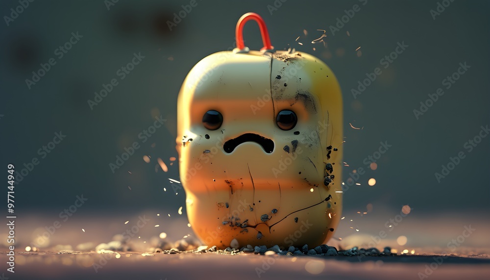 Tense Moment of a Timer Stopping: A Fantasy Illustration of ...