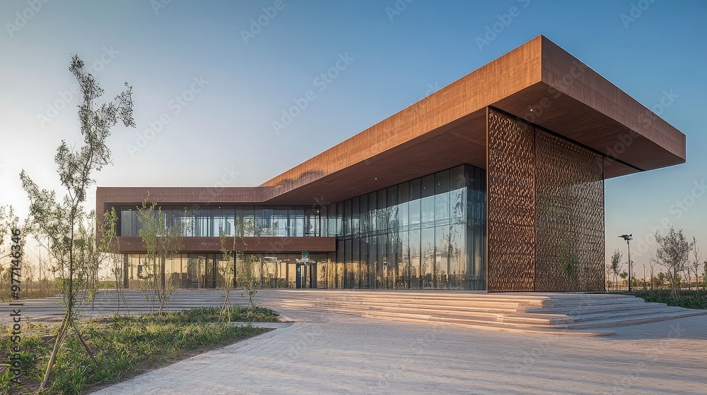 A cultural architecture reflects the local heritage, incorporating ...