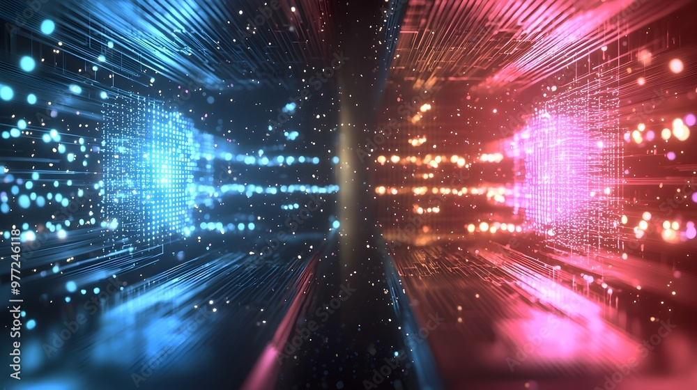 Graphical Representation of Quantum Computing vs. Classical Computing ...