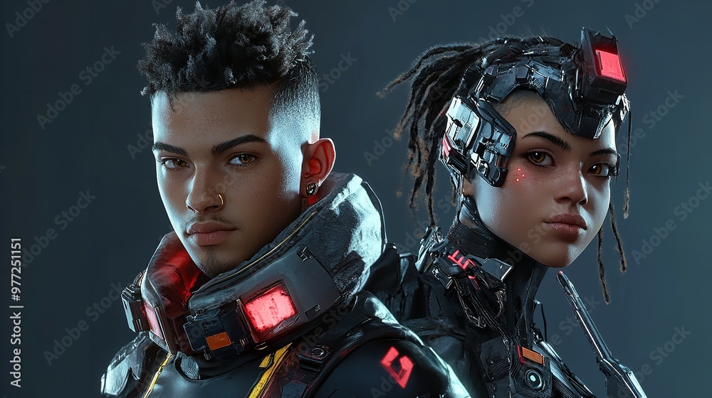 Faces of girls in carnival masks. Portraits of girls without emotions ...