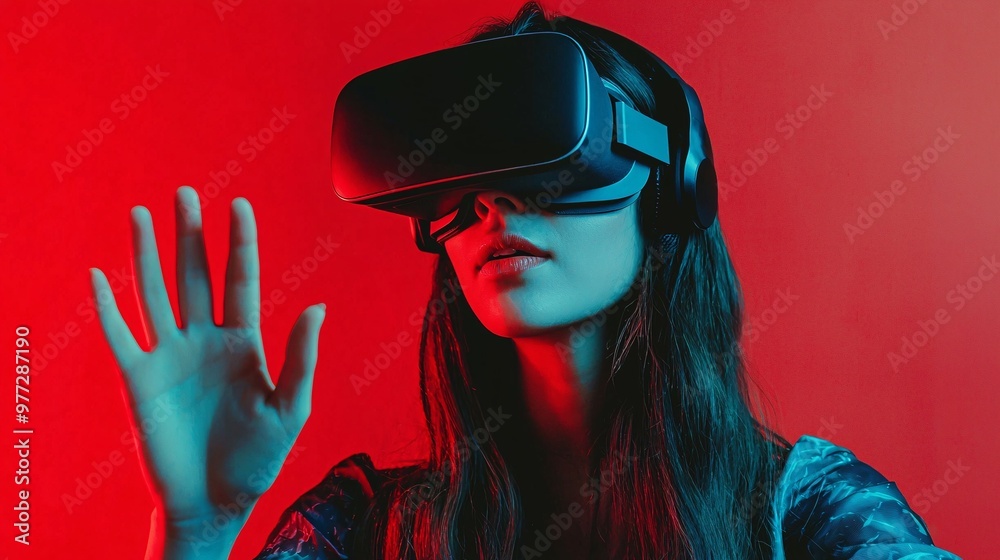 A futuristic theme park with AI-powered rides and virtual reality ...