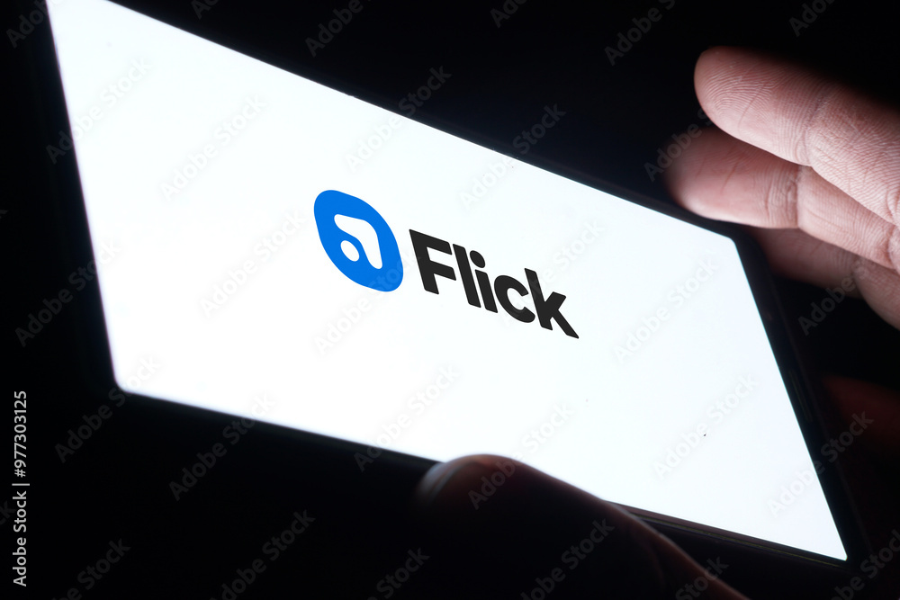 Dhaka, bnagladesh- 16 Sep 2024:Flick logo is displayed on smartphone ...