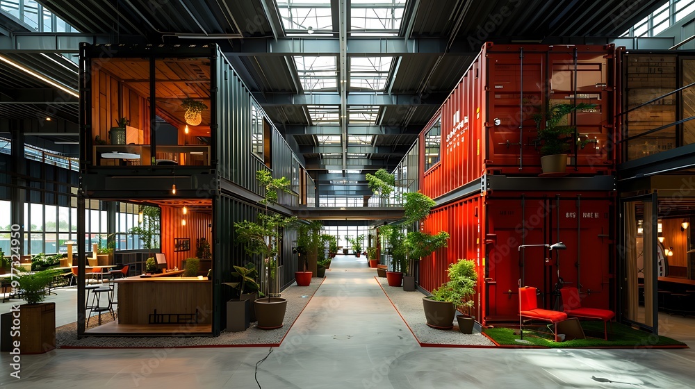Repurposed shipping container office complex: An innovative office ...