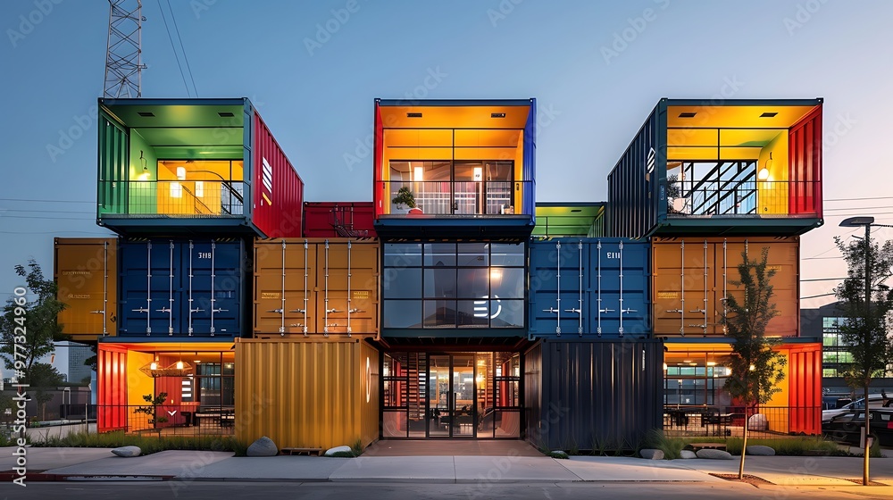 Repurposed shipping container office complex: An innovative office ...