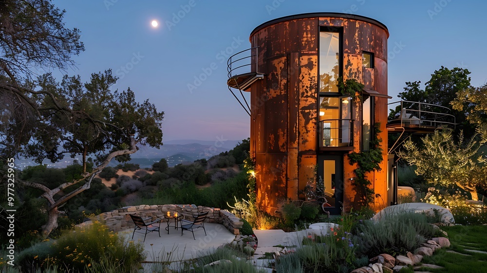 Renovated water tower home with panoramic views: A historic water tower ...