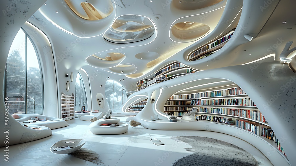 Hyper-modern library with digital interfaces and robots: A hyper-modern ...