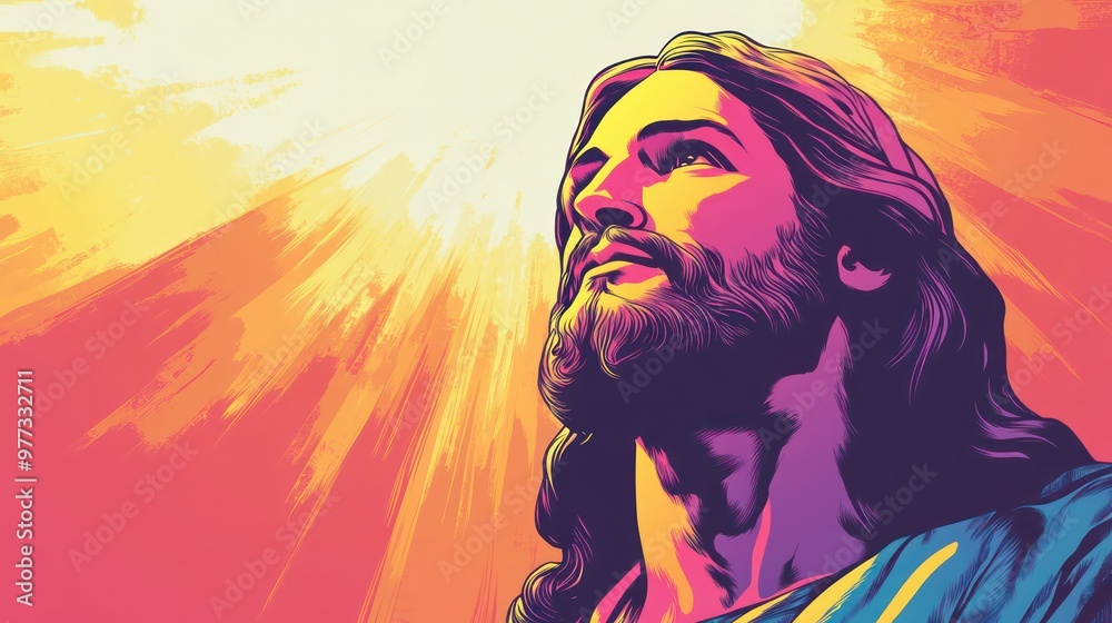 Jesus Christ illustration for social justice themes, highlighting His ...