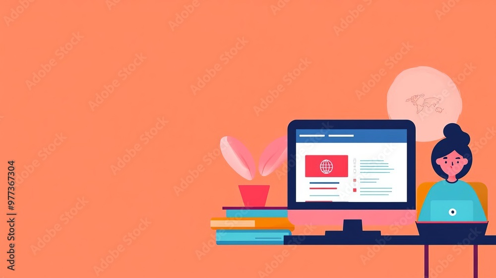 E-learning platform UI, vibrant color schemes, engaging course ...