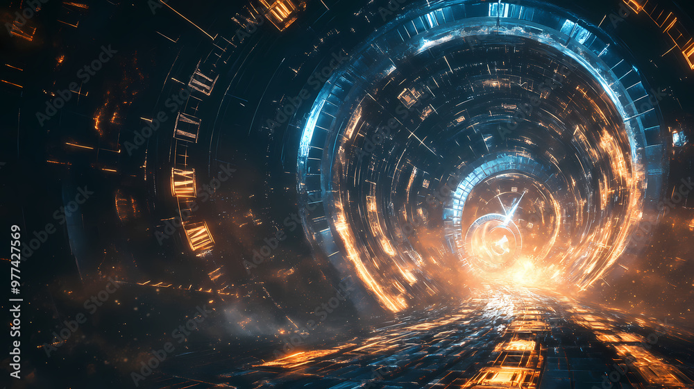 Time travel background wallpaper ai generated image. Time Travel ...
