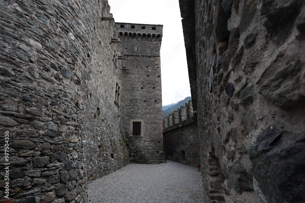 Fénis Castle, one of the most famous medieval castles in the Aosta ...