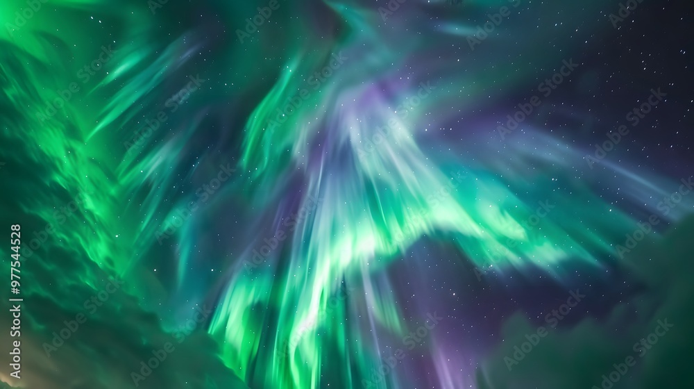 Aurora Borealis: A mesmerizing display of the Northern Lights dancing ...