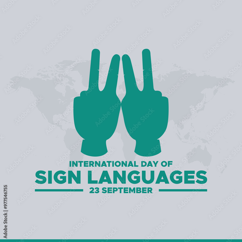 International Day of Sign Languages, 23 September Sign Language day ...