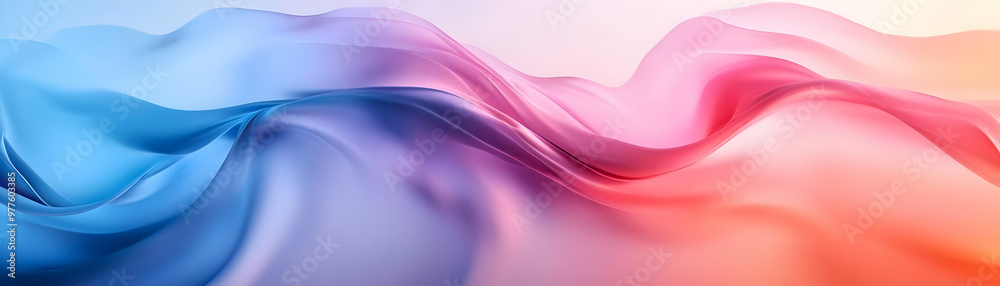 Soft Abstract Calendar Background: Flowing Pastel Shapes for a Serene ...