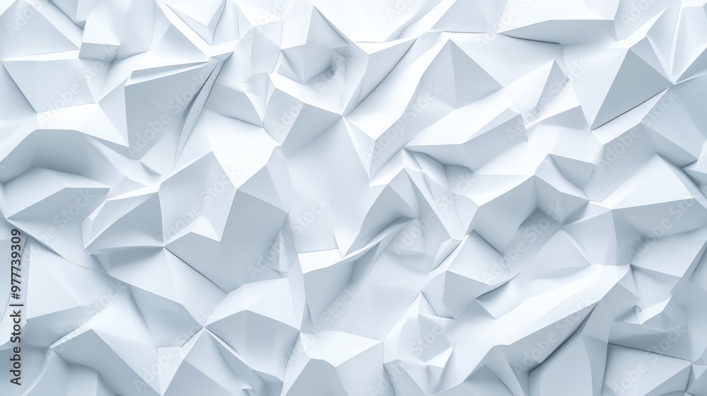 The image is a white background with a lot of triangles. The triangles ...