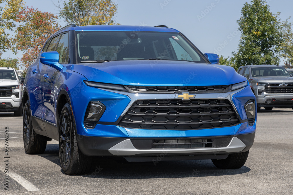 Chevrolet Blazer 3LT AWD display at a dealership. Chevy offers the ...