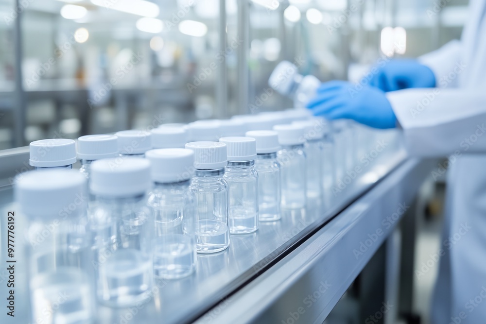 Automated line for the production of modern medical devices. Ampoules ...
