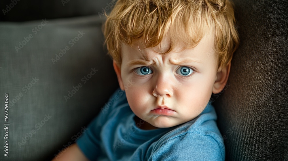 professionthree year old boy, brown hair, cute, angry, different poses ...