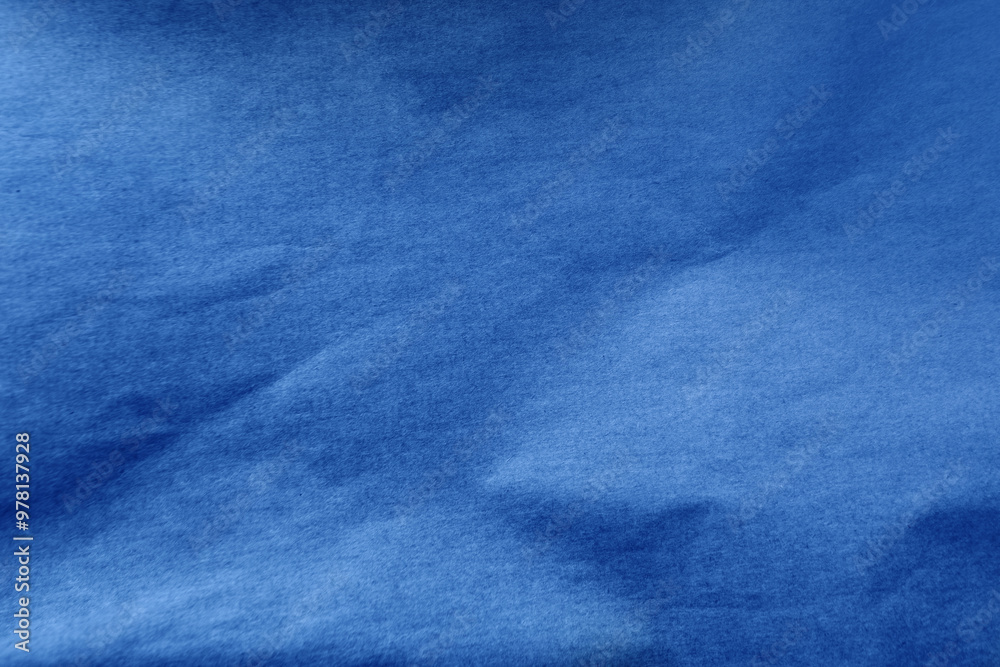 Classic simple dark blue tone color paint on eco environmental friendly ...