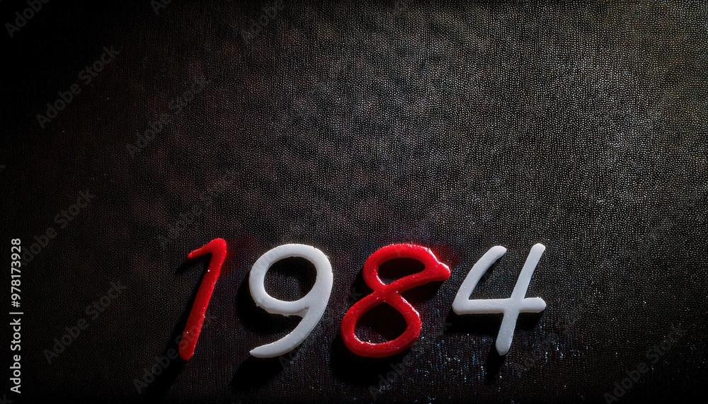 1984: Iconic Year in Literature and History Stock Illustration | Adobe ...