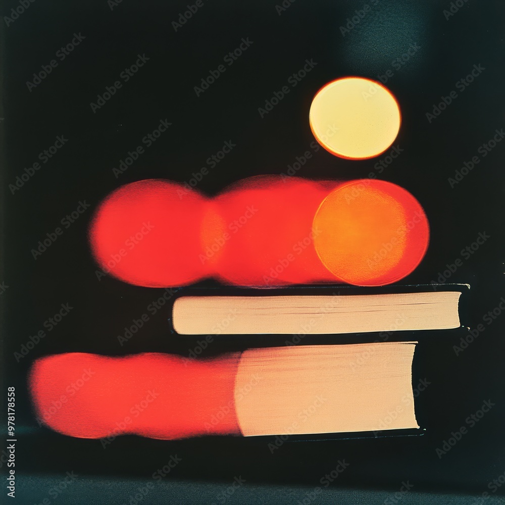 Abstract representation of memories featuring soft light leaks faded ...