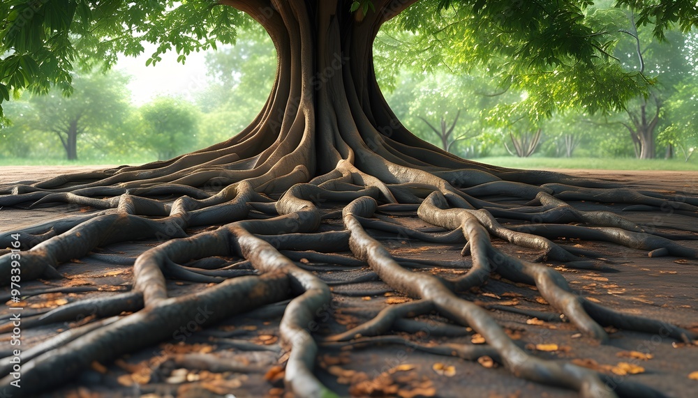 strong and sustainable growth of deep and wide tree roots in a vibrant ...