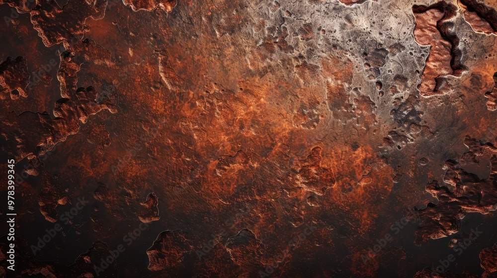 Comet Surface Exploration, an intricate view of a comet's rugged ...