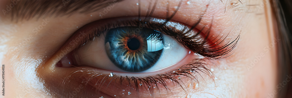 Stunning Portrayal of Heterochromia: A Tale of Two Eye Colors Stock ...