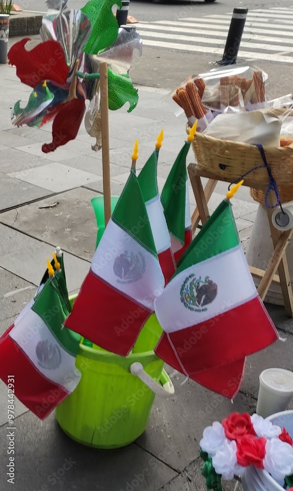 Mexican Flag Day, February 24, September 16, Día de la Bandera Mexicana, 24 de febrero, 16 de ...