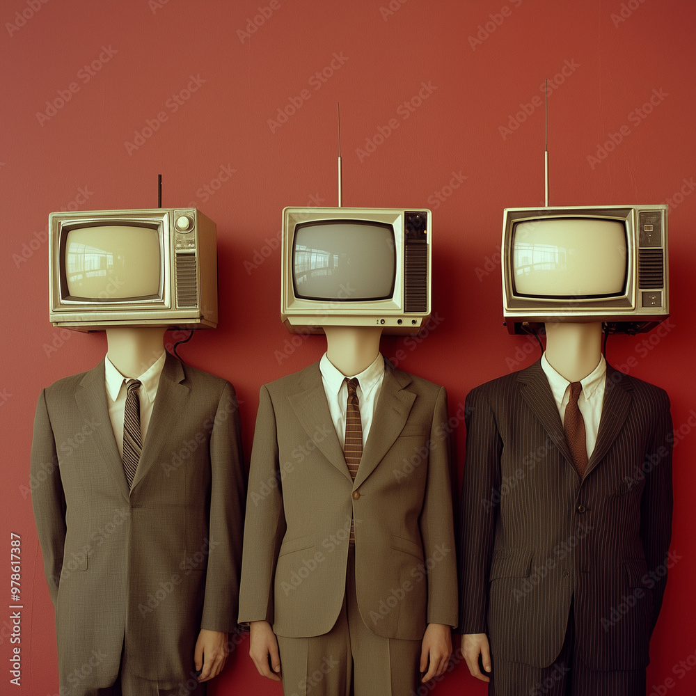 People with TV screens on the brain, addicted to social media ...