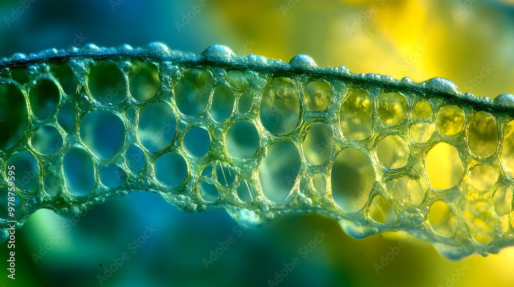 Cellulose structure in plants A close-up of the cellulose polymer ...