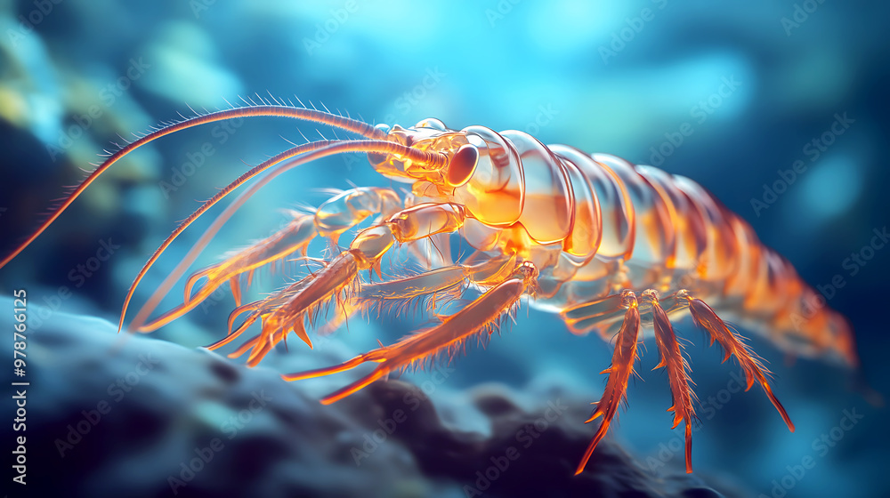 Chitin in insect exoskeletons A visual of chitin, a polysaccharide that ...