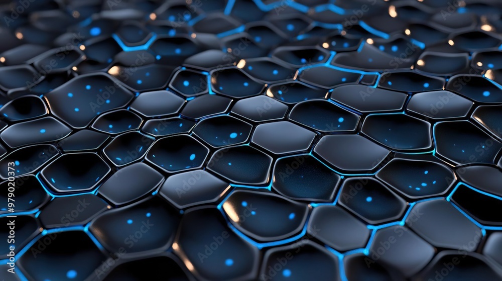 cg render of ai algorithm wave, gradient, smooth, black background ...