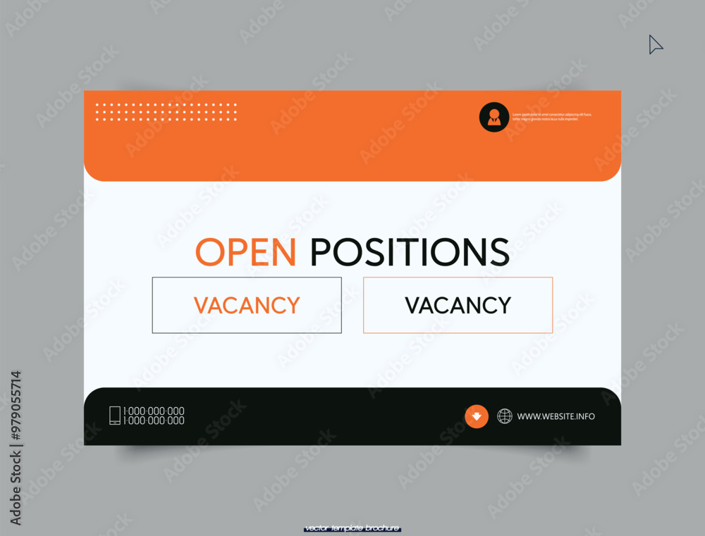 Job vacancy templates. We are hire jobs that are used on social media ...