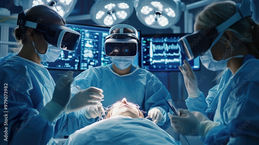 Surgeons Wearing Glasses VR Headset Perform State-of-the-Art Augmented ...