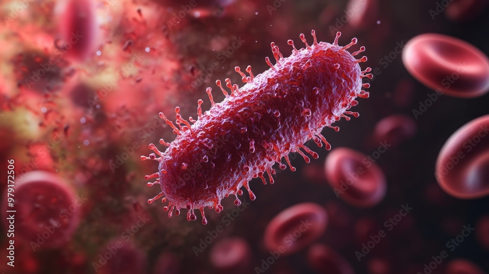 Cellular Biology Under a Microscope: Bacteria Cell Dividing, Intricate ...