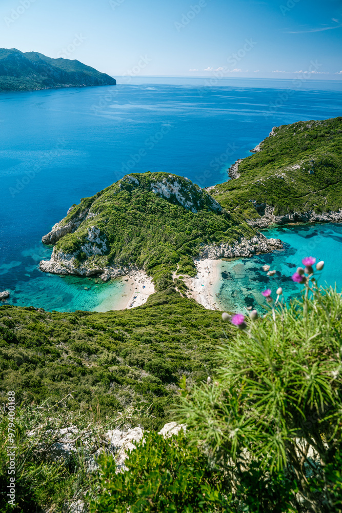 Porto Timoni beach at Afionas is a paradise double beach with crystal ...