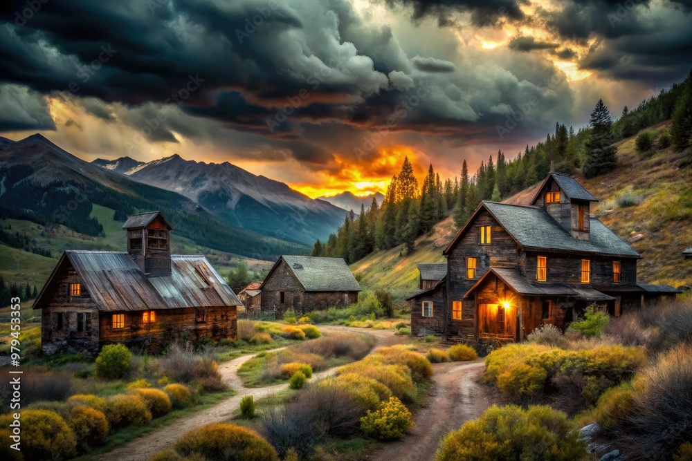 Hauntingly beautiful landscapes of abandoned places, moody atmospheric ...