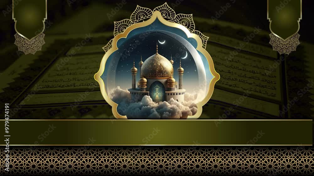 luxury arabic islamic Background , muslim design for Holy Quran ...